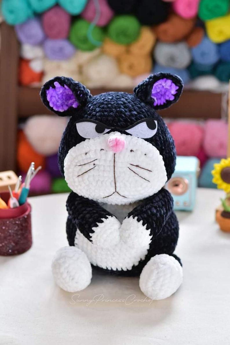 PDF File Amigurumi Lucifer cat pattern/ crochet cat Lucifer | Inspire ...