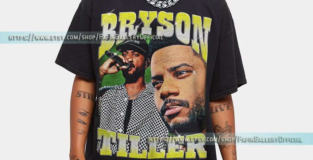 Bryson Tiller Retro 90s Style Shirt, Bryson Tiller Tshirt, R | Inspire ...
