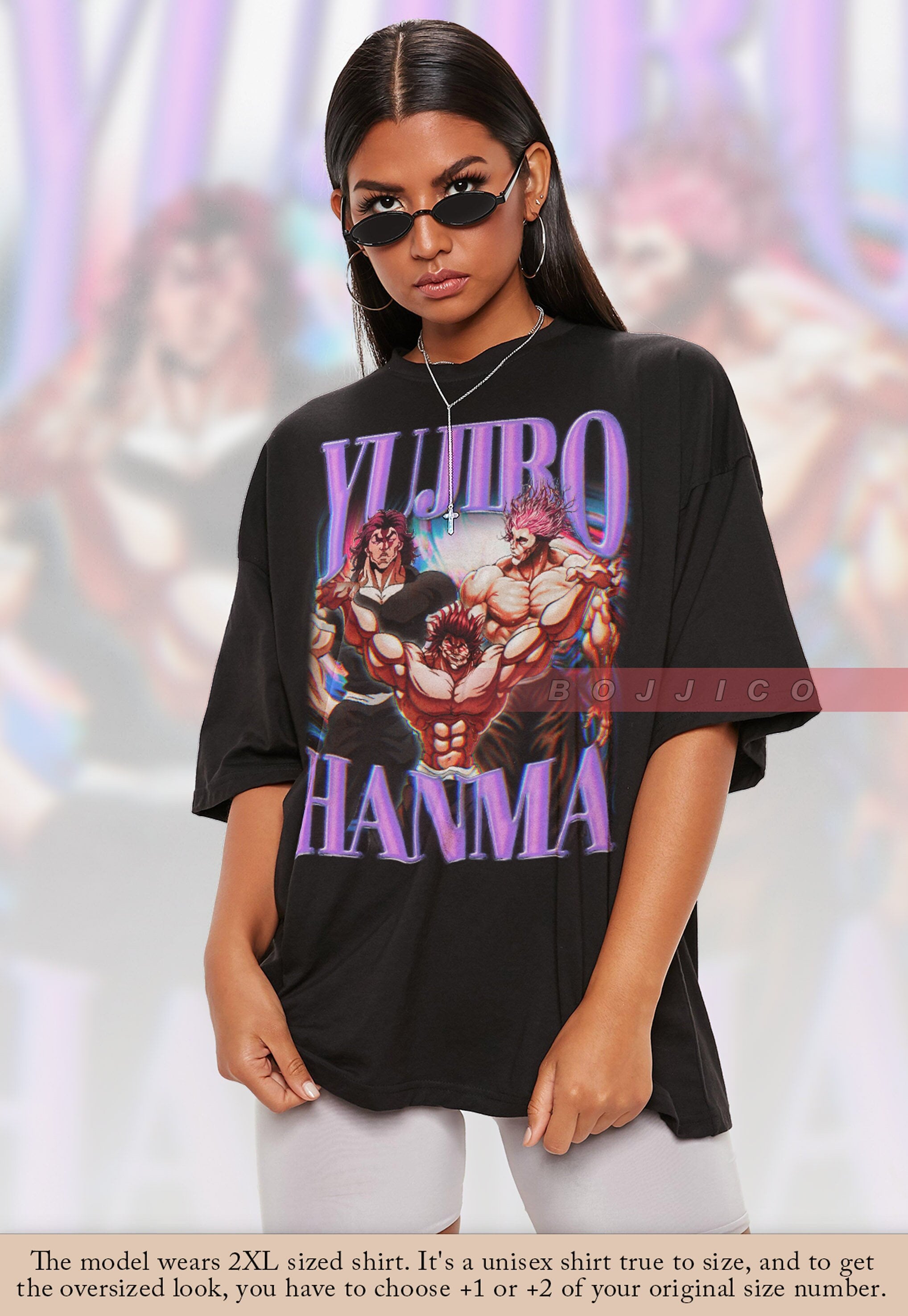 YUJIRO HANMA Shirt,Baki Hanma Series Anime T-Shirt,Baki the | Inspire ...