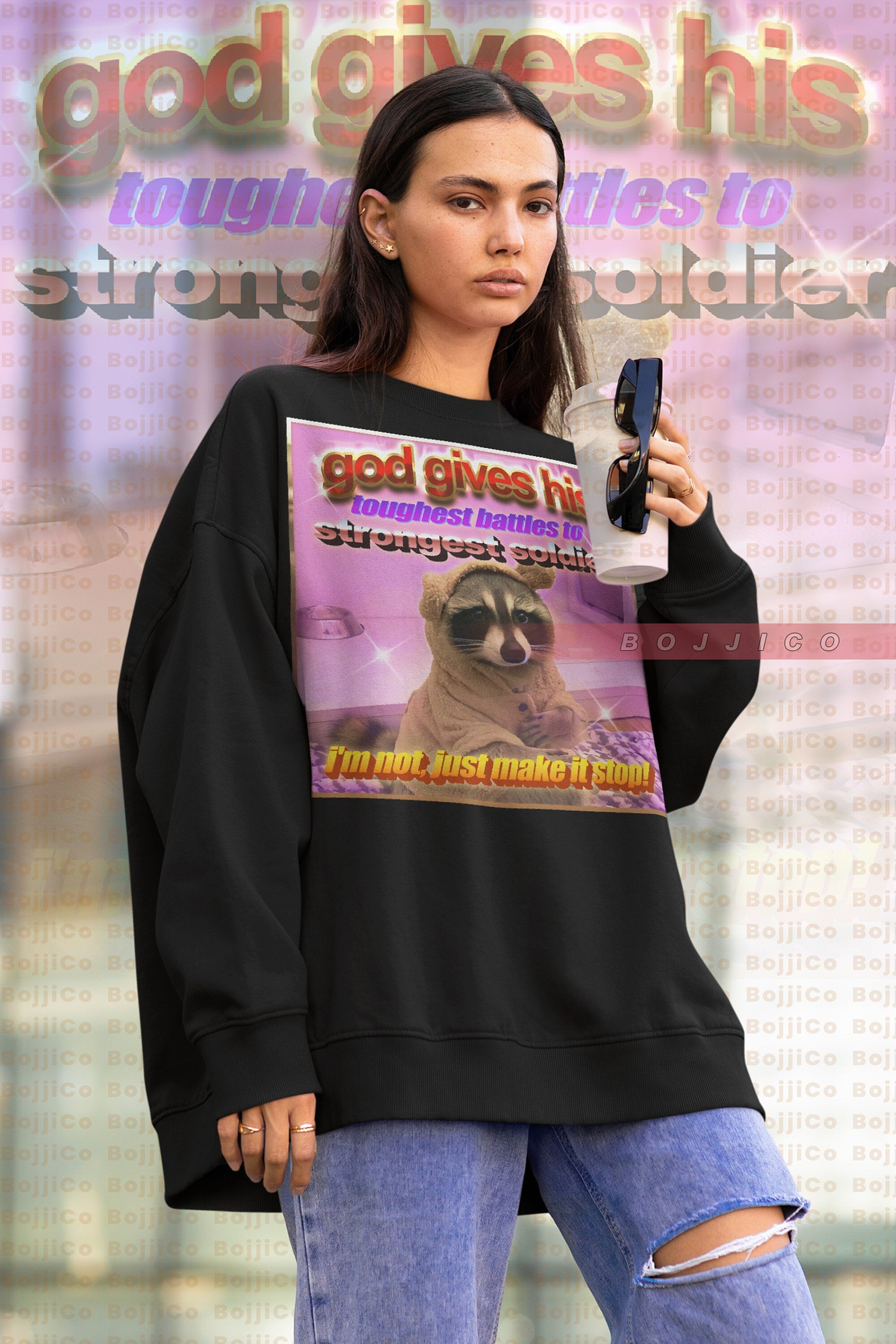 GOD GIVES HIS Toughest Battles Possum Meme, Opossums Lover S | Inspire ...