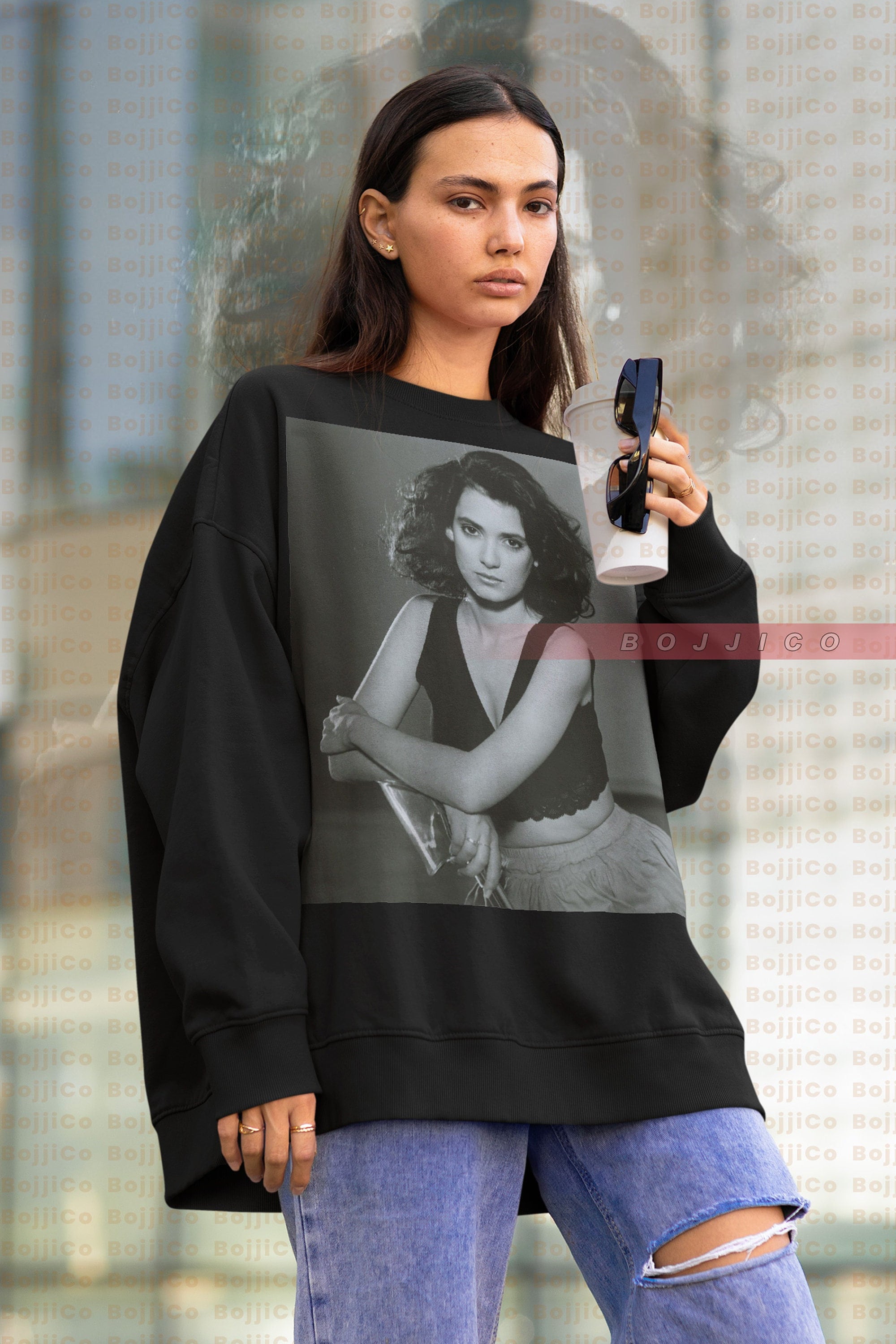 WINONA RYDER Sweatshirt,Beautiful Actress Sweater, Winona ry | Inspire ...