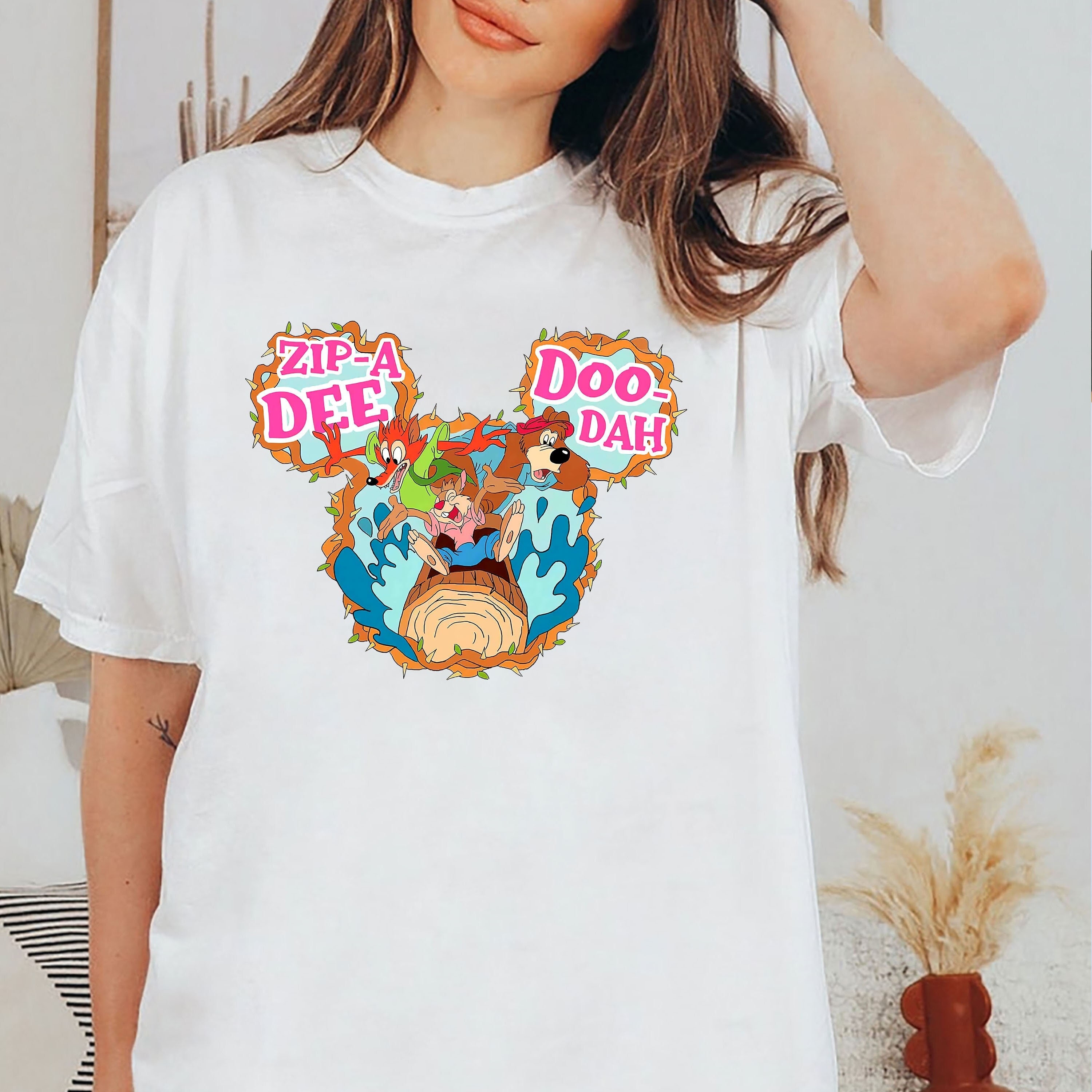 Disney Zip A Dee Doo Dah Splash Mountain Mickey EAr Shirt, M - Inspire ...