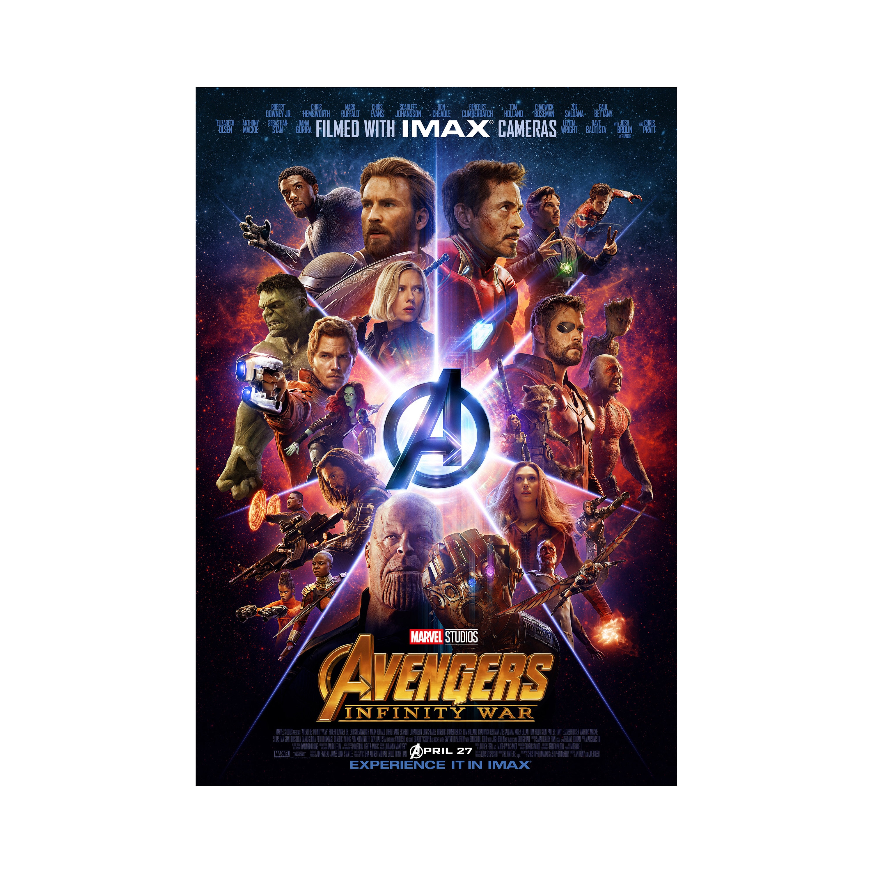 Avengers Infinity War Movie Poster Glossy Quality Photo Wall | Inspire ...