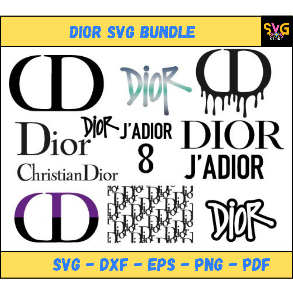 Dior Logos SVG Bundle, Dior Logo, Christian Dior Logo, Dior - Inspire ...