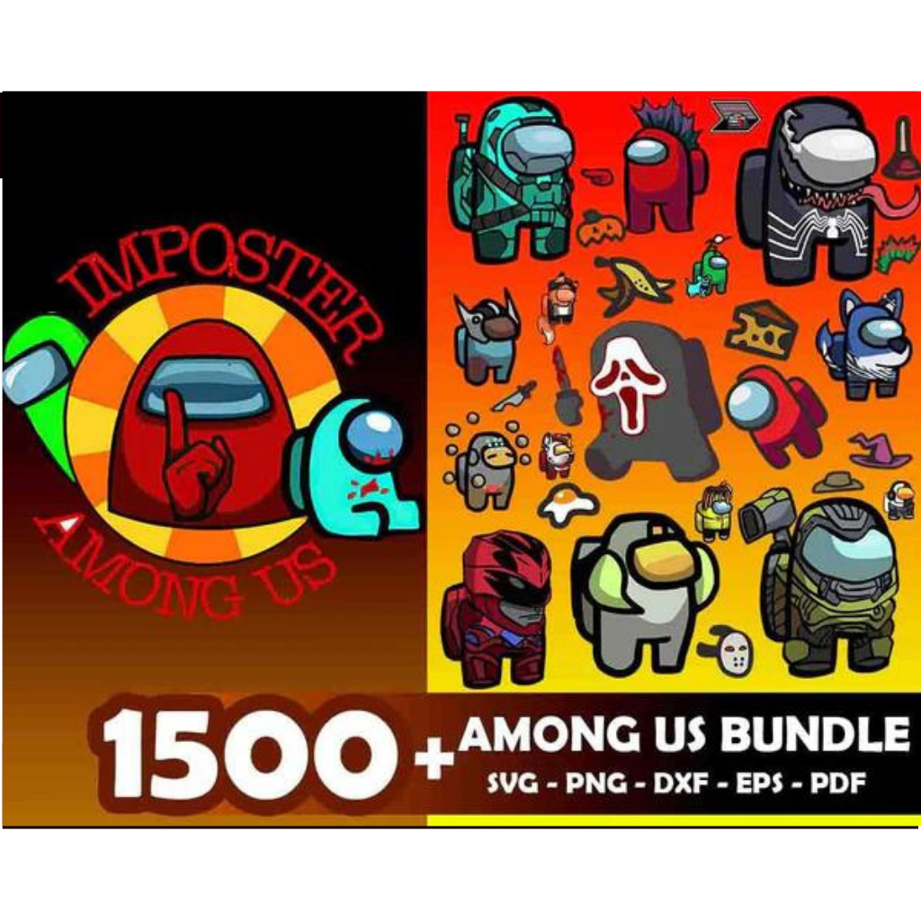 1500 Among Us SVG, Among Us PNG, Among Us Clipart, Among Us | Inspire ...