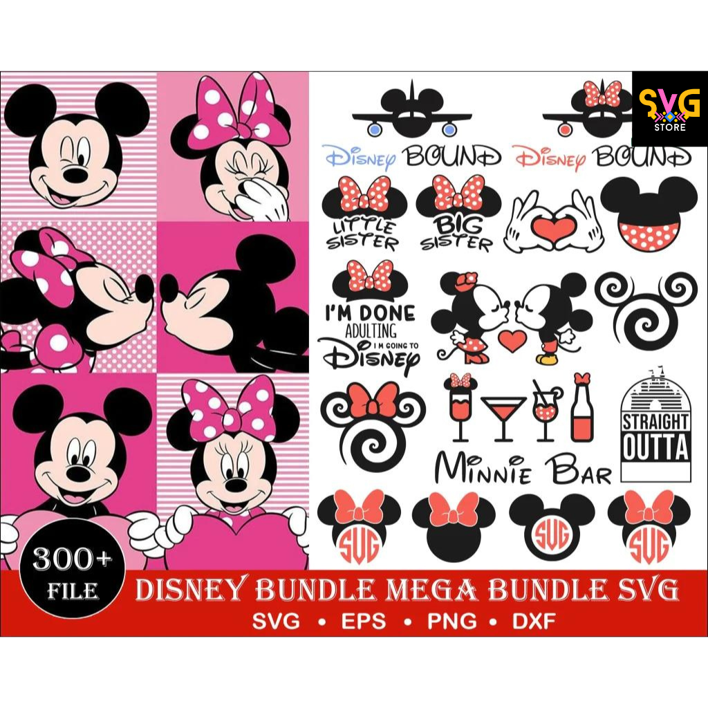 Mickey Mouse SVG, Mickey Head SVG, Mickey Mouse Logo, Mickey - Inspire ...