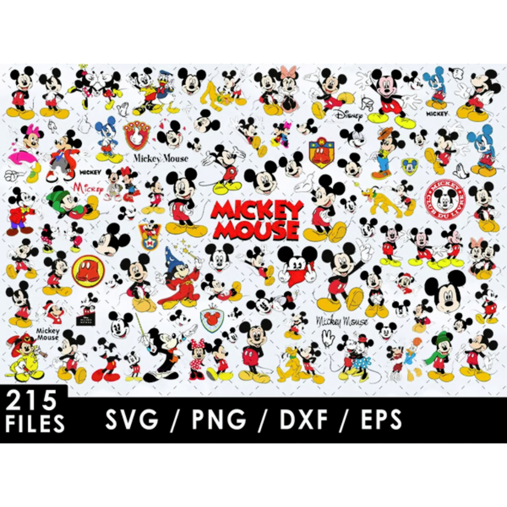 Mickey Mouse SVG, Mickey Head SVG, Mickey Mouse Logo, Mickey | Inspire ...