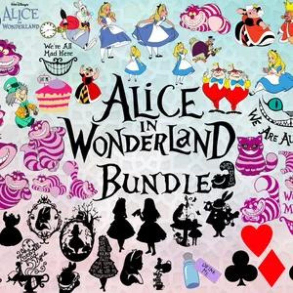 Alice in Wonderland SVG Bundle, Alice SVG, Alice in Wonderla - Inspire ...