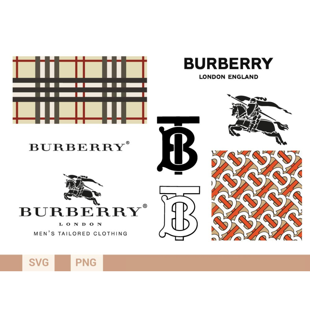 Burberry Bundle Svg, Burberry Logo Svg, Burberry Svg, Brand - Inspire ...