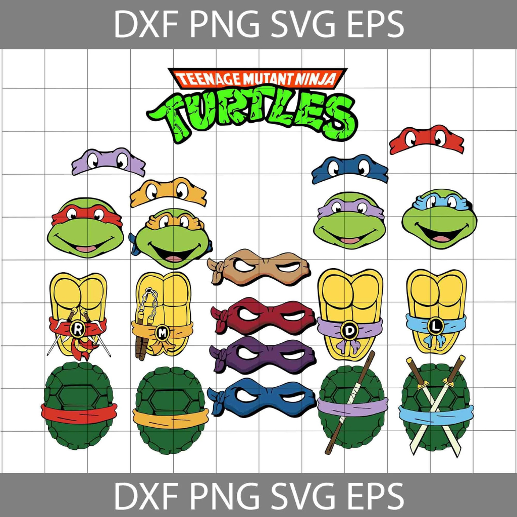 Ninja Turtles Svg, Teenage Mutant Ninja Turtles Svg, Teenage | Inspire ...