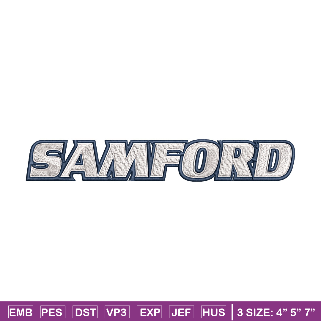 Samford university logo embroidery design, NCAA embroidery, | Inspire ...