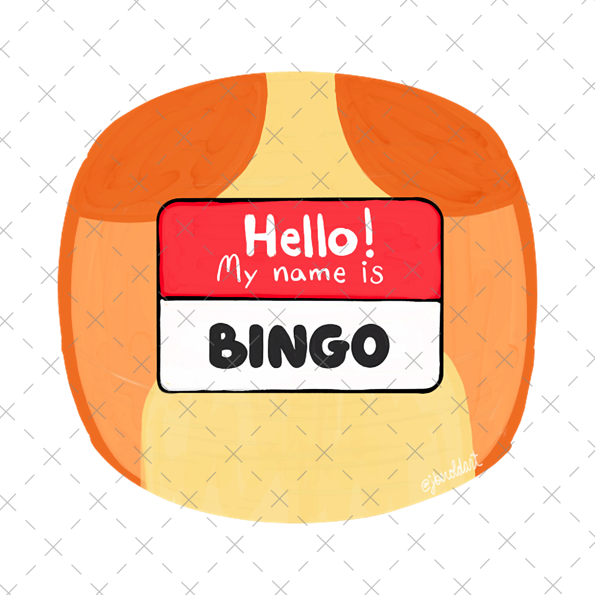 Bingo Name Tag Png Bluey - Inspire Uplift