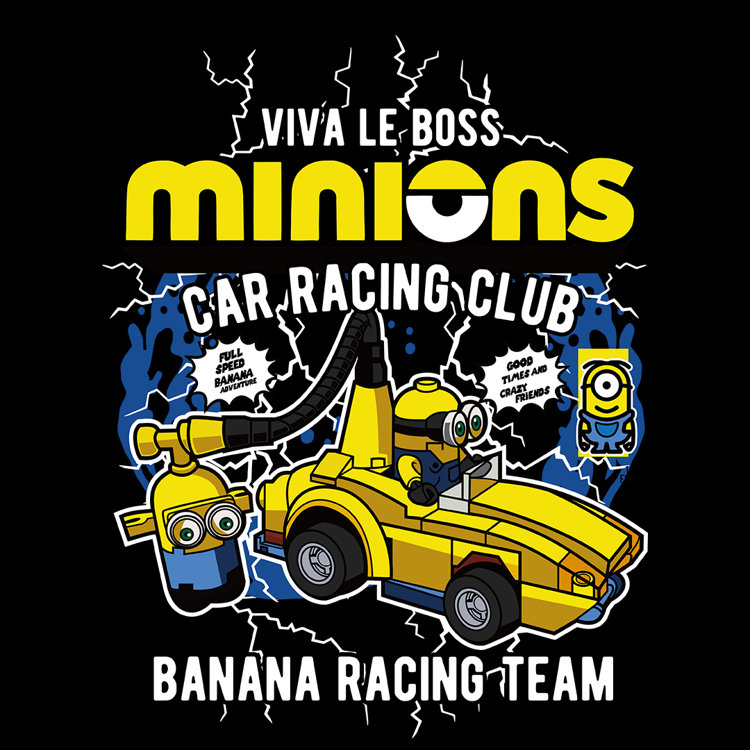 Minions Banana Racing Car D | Inspire Uplift