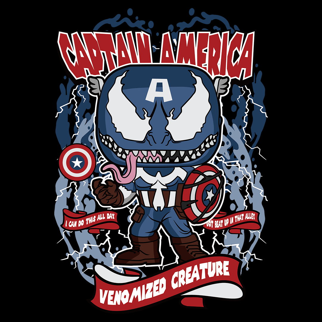 Venom Captain America D | Inspire Uplift