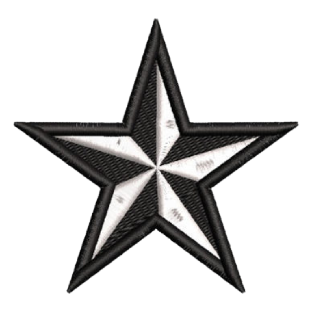 Stars Fancy Embroidery Logo Design - Instant Download for Cu | Inspire ...