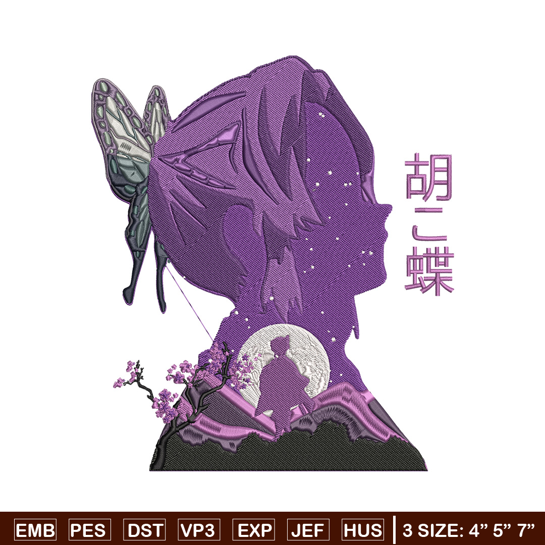 Shinobu poster Embroidery Design, Demon slayer Embroidery, E | Inspire ...