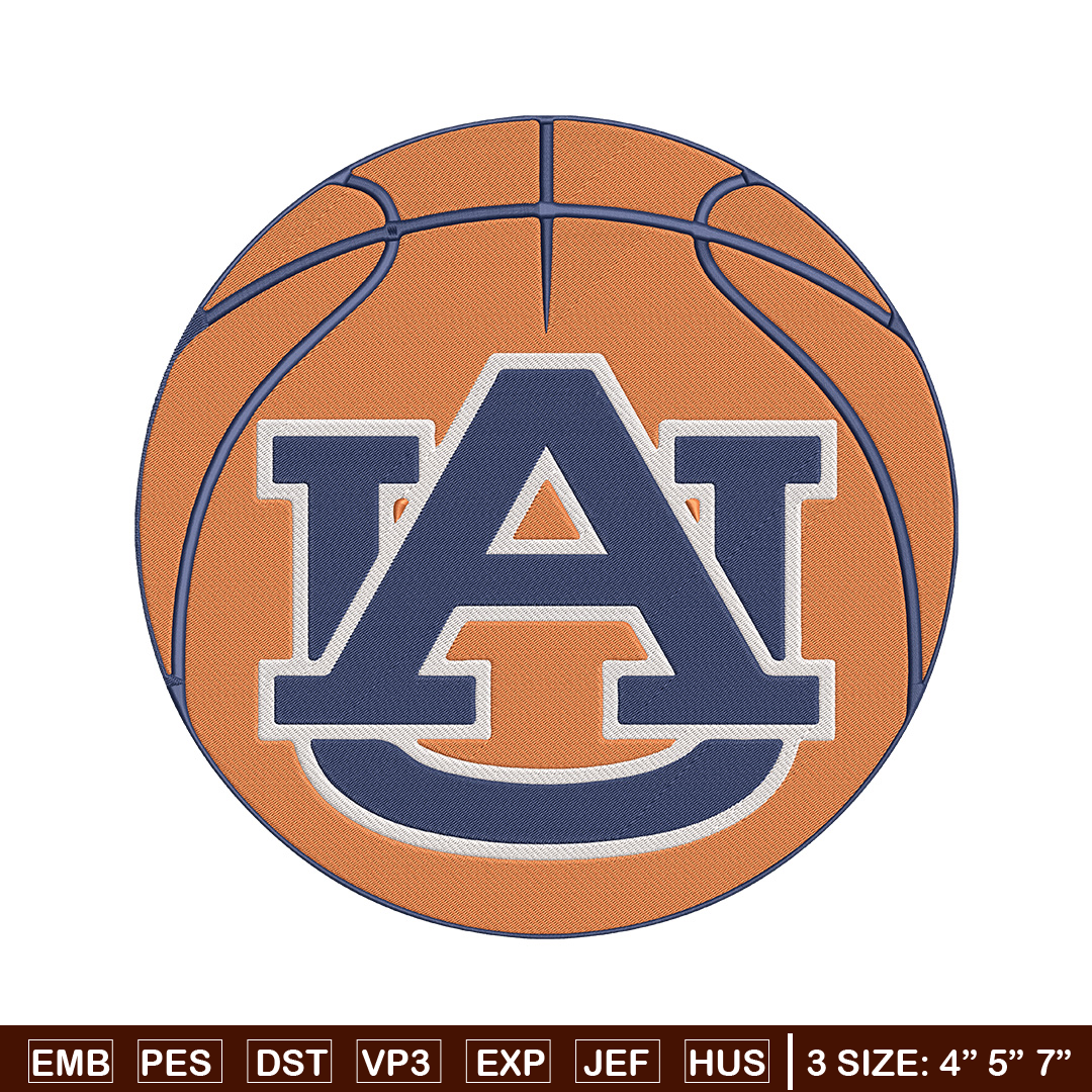 Auburn University logo embroidery design, NCAA embroidery, S | Inspire ...