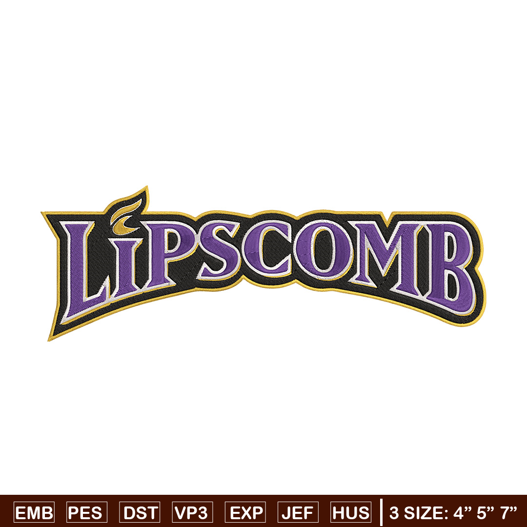 Lipscomb Bisons logo embroidery design,NCAA embroidery, Embr - Inspire ...