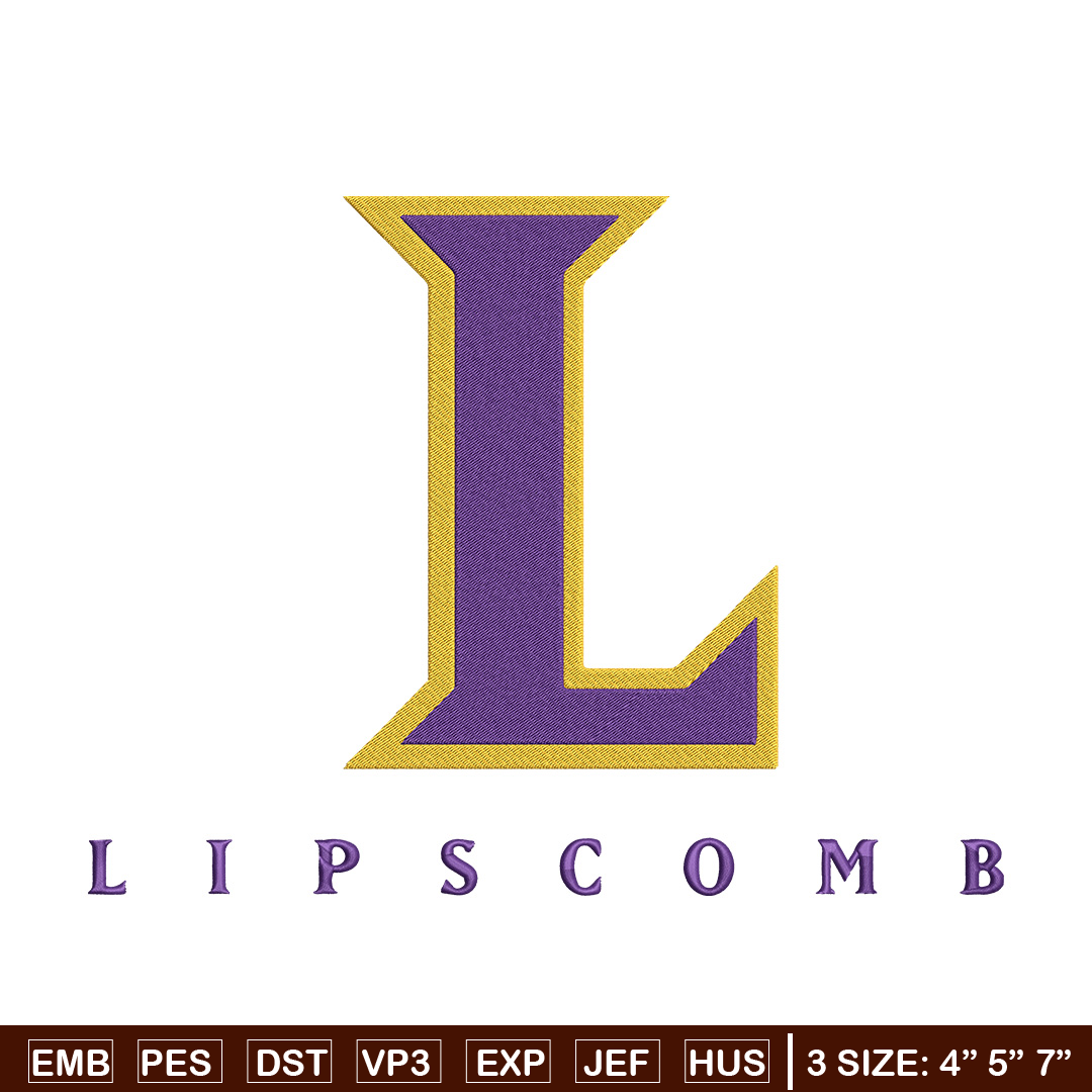 Lipscomb Bisons logo embroidery design,NCAA embroidery,Embro | Inspire ...