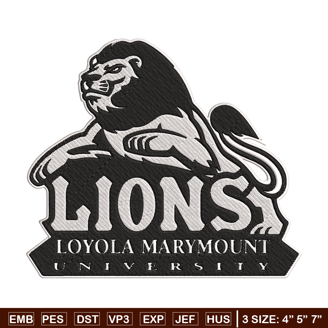 Loyola Marymount Logo embroidery design, NCAA embroidery, Sp | Inspire ...