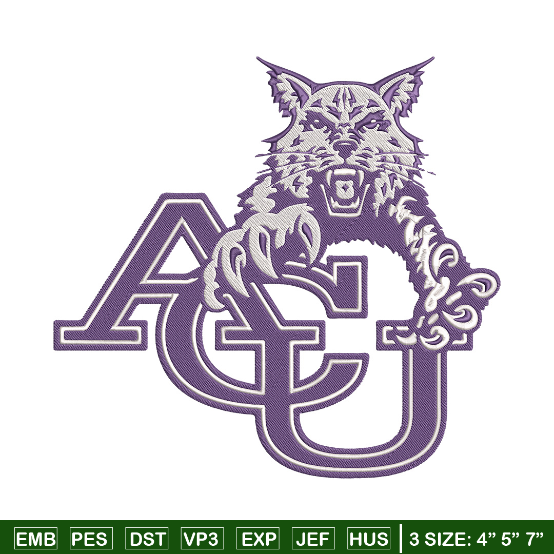 Abilene Christian logo embroidery design, NCAA embroidery, S | Inspire ...