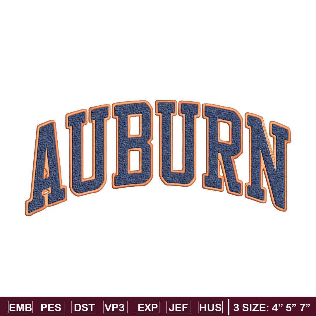 Auburn Tigers logo embroidery design, NCAA embroidery, Sport | Inspire ...