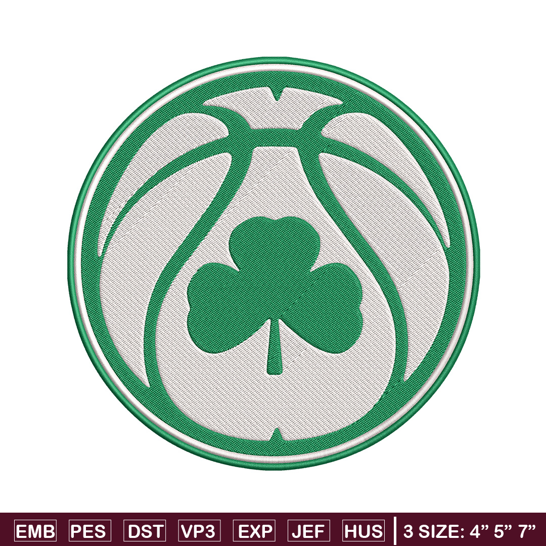 Boston Celtics logo embroidery design, NBA embroidery,Sport | Inspire ...