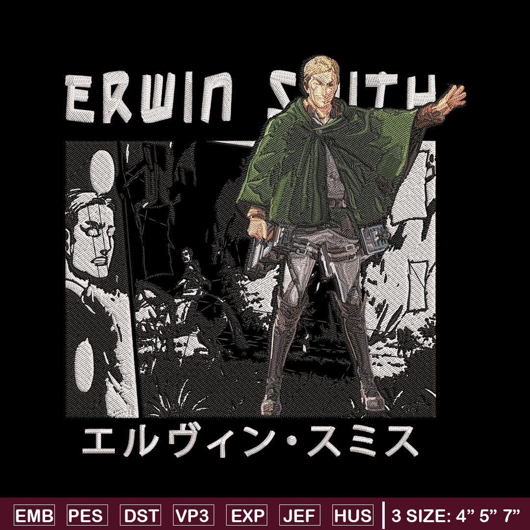 Erwin Smith Embroidery Design, Aot Embroidery, Embroidery Fi | Inspire ...