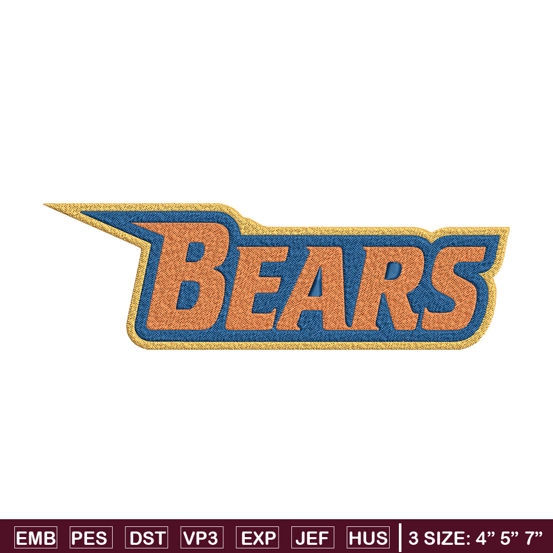 Morgan State Bears logo embroidery design, NCAA embroidery, - Inspire ...