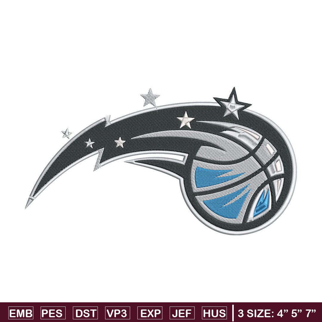 Orlando Magic design embroidery design, NBA embroidery, Spor | Inspire ...