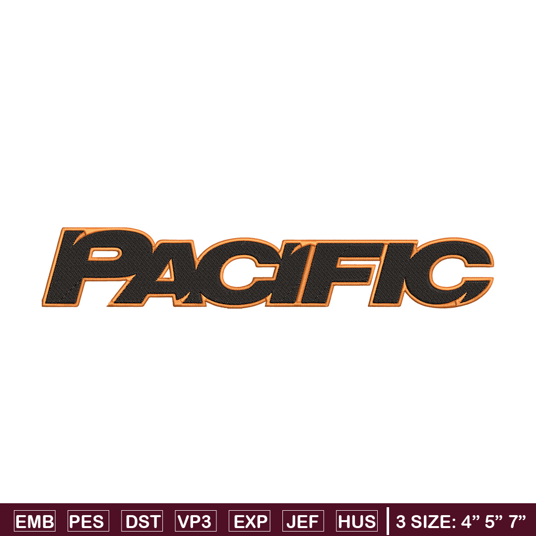 Pacific Tigers logo embroidery design, NCAA embroidery, Spor | Inspire ...