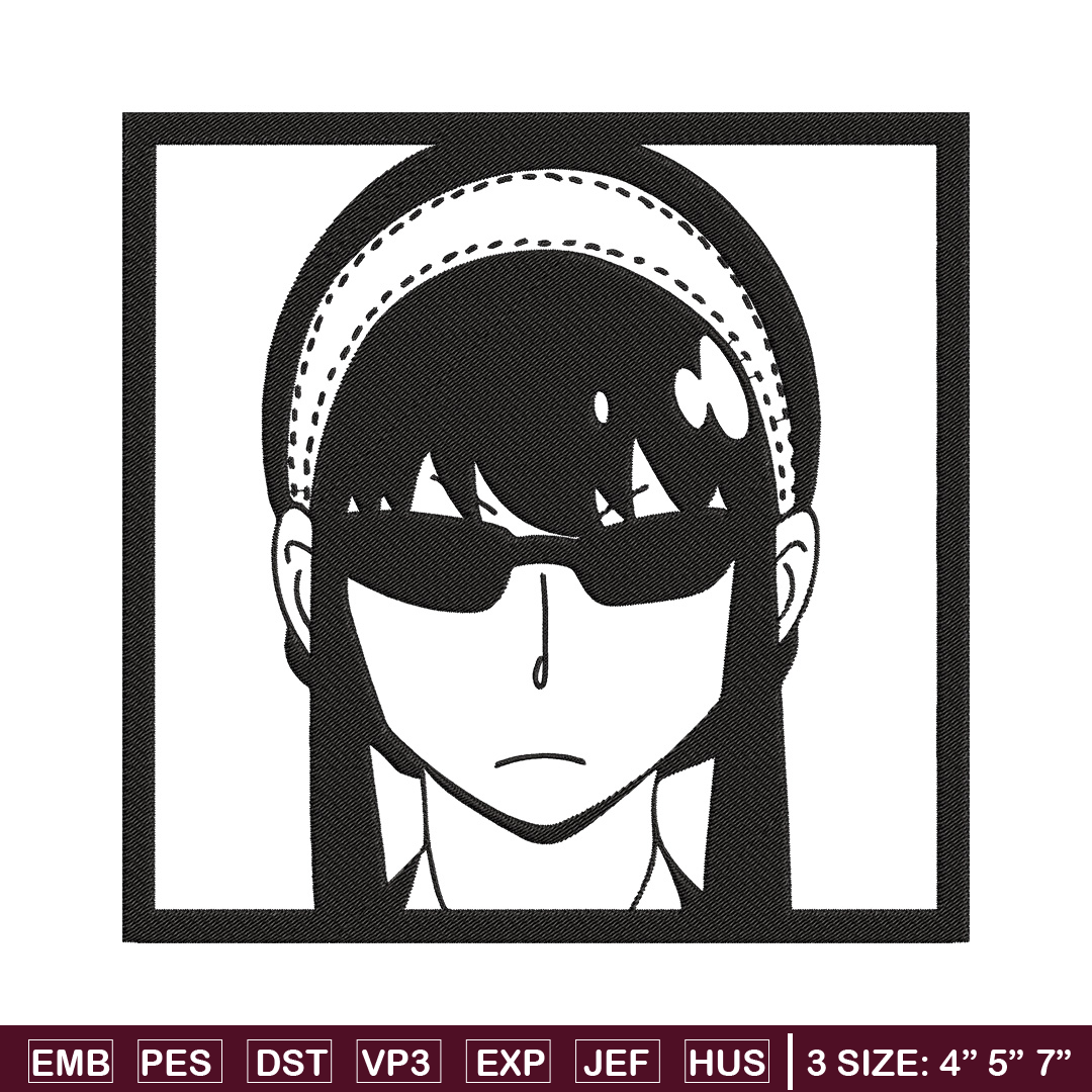 Yor forger Embroidery Design, Spy x family Embroidery, Embro | Inspire ...