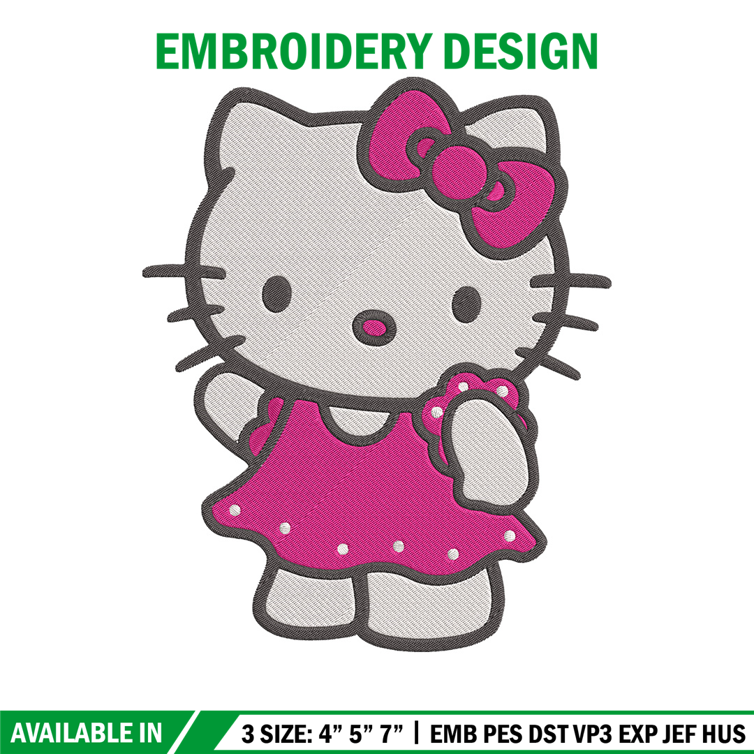 Hello kitty Embroidery Design, Hello kitty Embroidery, Embro | Inspire ...