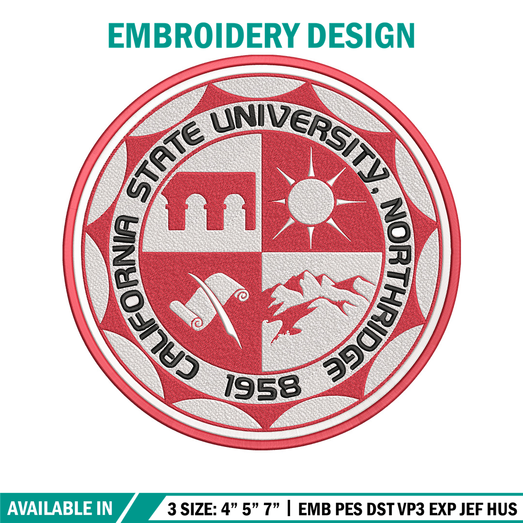 California State logo embroidery design,Sport embroidery, lo | Inspire ...