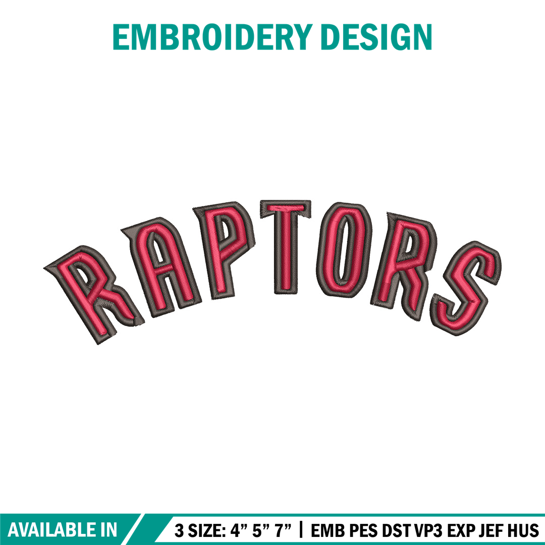Toronto Raptors design embroidery design, NBA embroidery,Spo | Inspire ...
