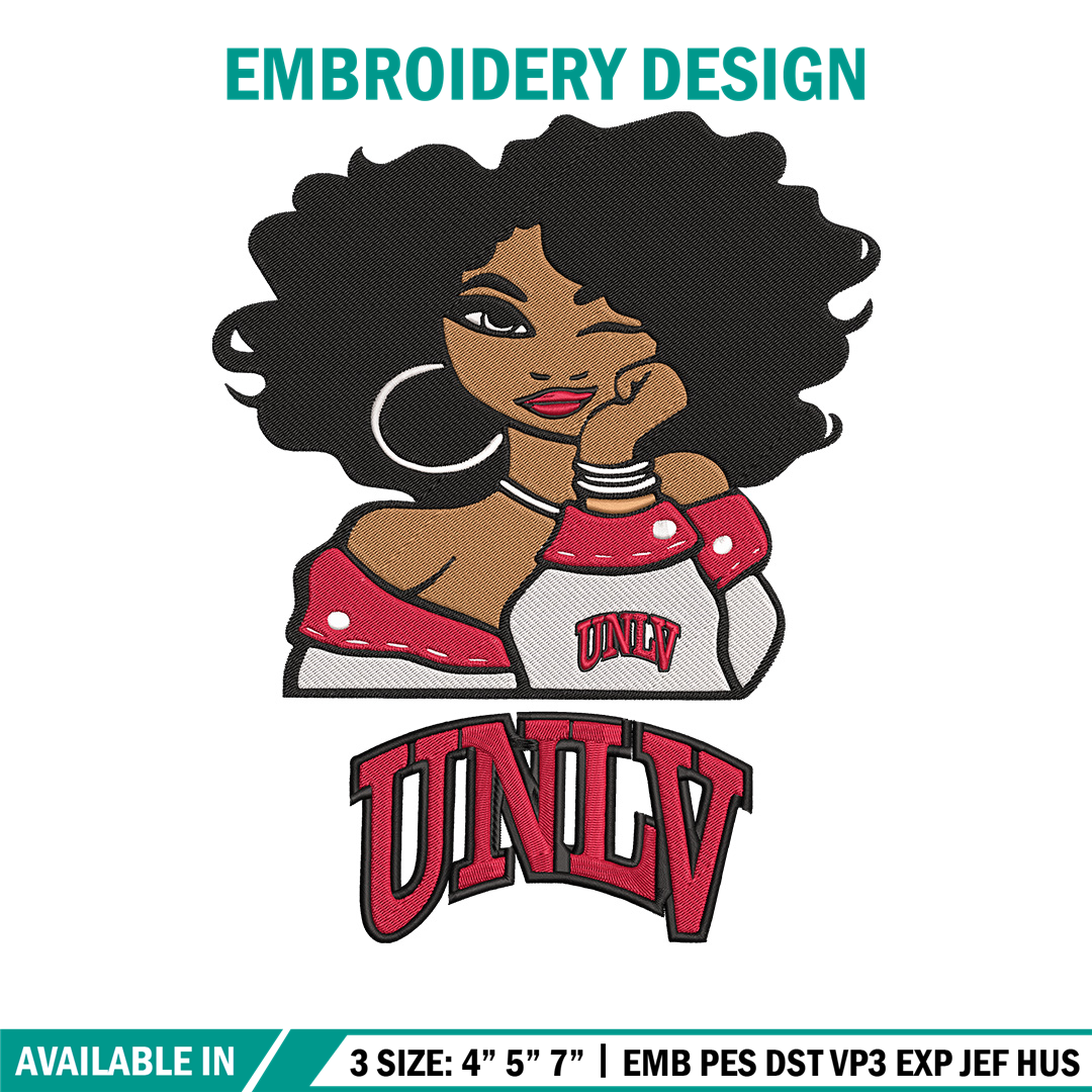 UNLV Rebels girl embroidery design, NCAA embroidery,Sport em | Inspire ...