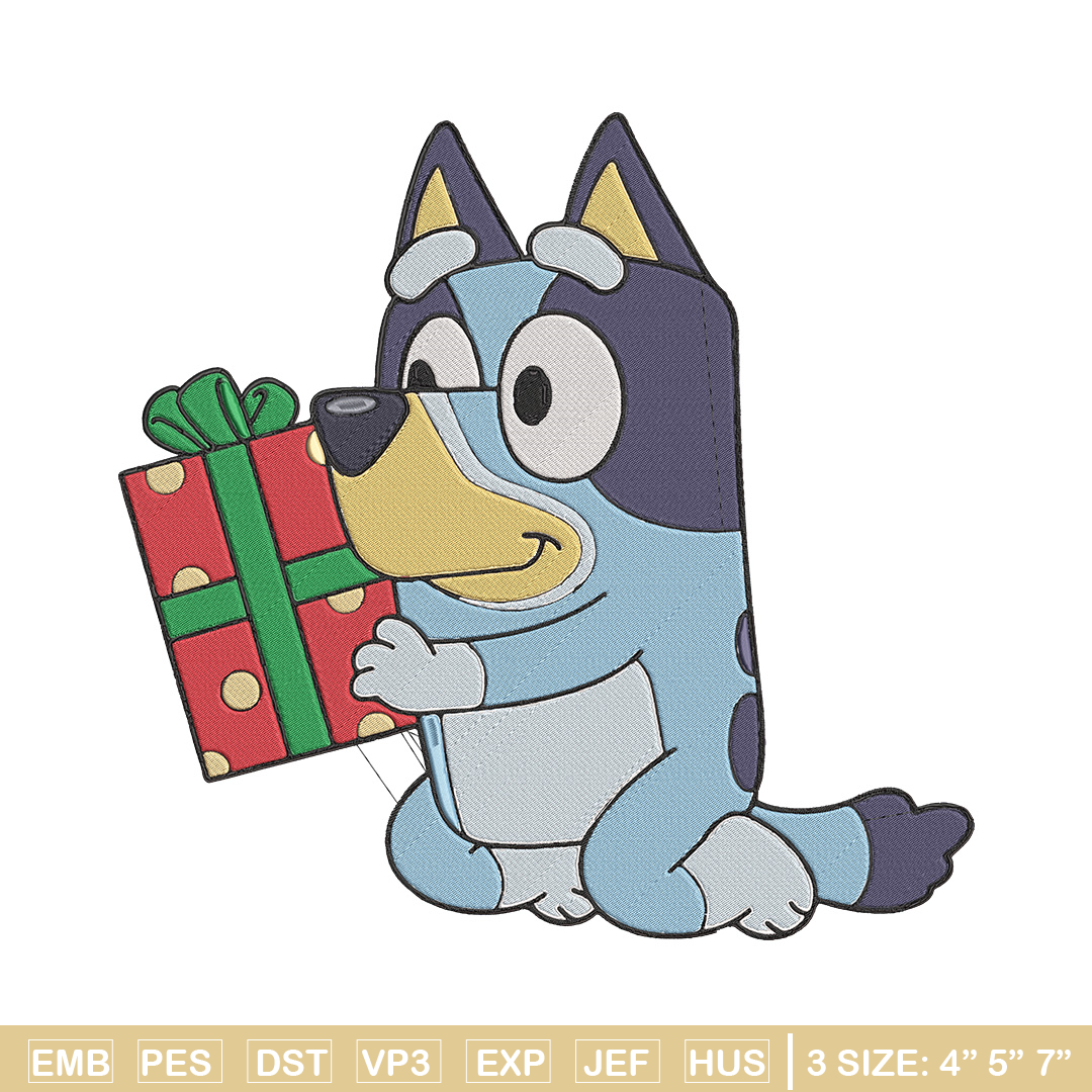 Bluey gift Embroidery Design, Bluey Embroidery, Embroidery F | Inspire ...