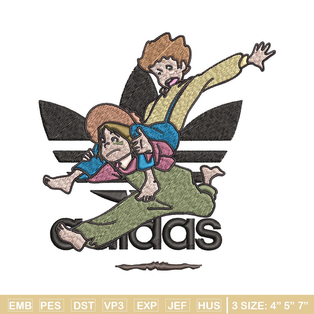 Cartoon adidas Embroidery Design, Adidas Embroidery, Embroid | Inspire ...