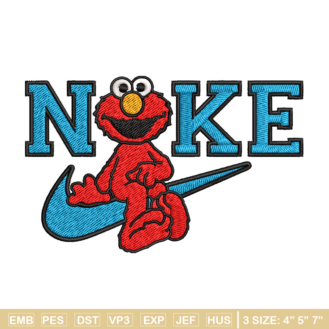 Nike red cartoon Embroidery Design, Nike Embroidery, Brand E | Inspire ...