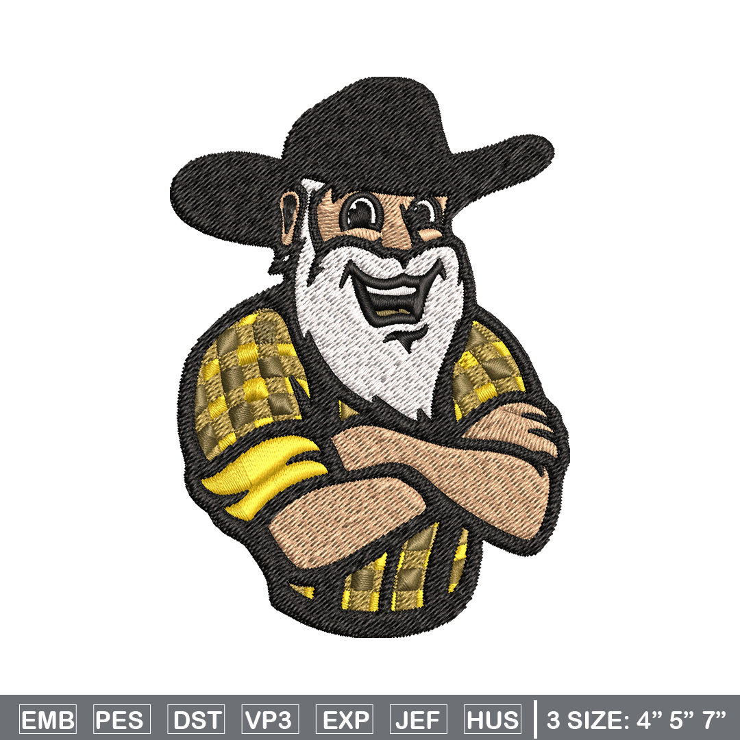 Appalachian State logo embroidery design, NCAA embroidery, S | Inspire ...