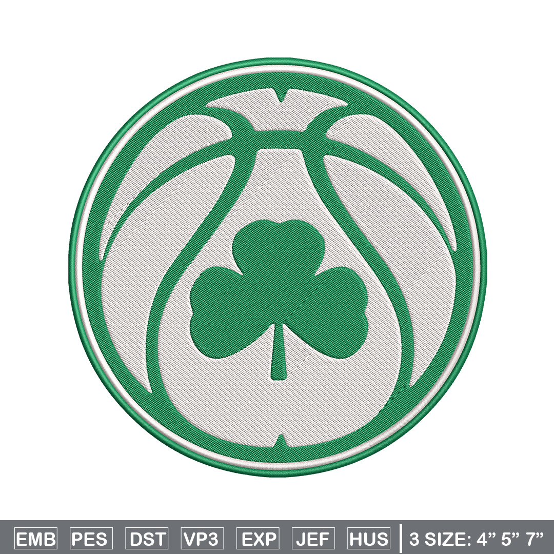 Boston Celtics logo embroidery design, NBA embroidery,Sport | Inspire ...