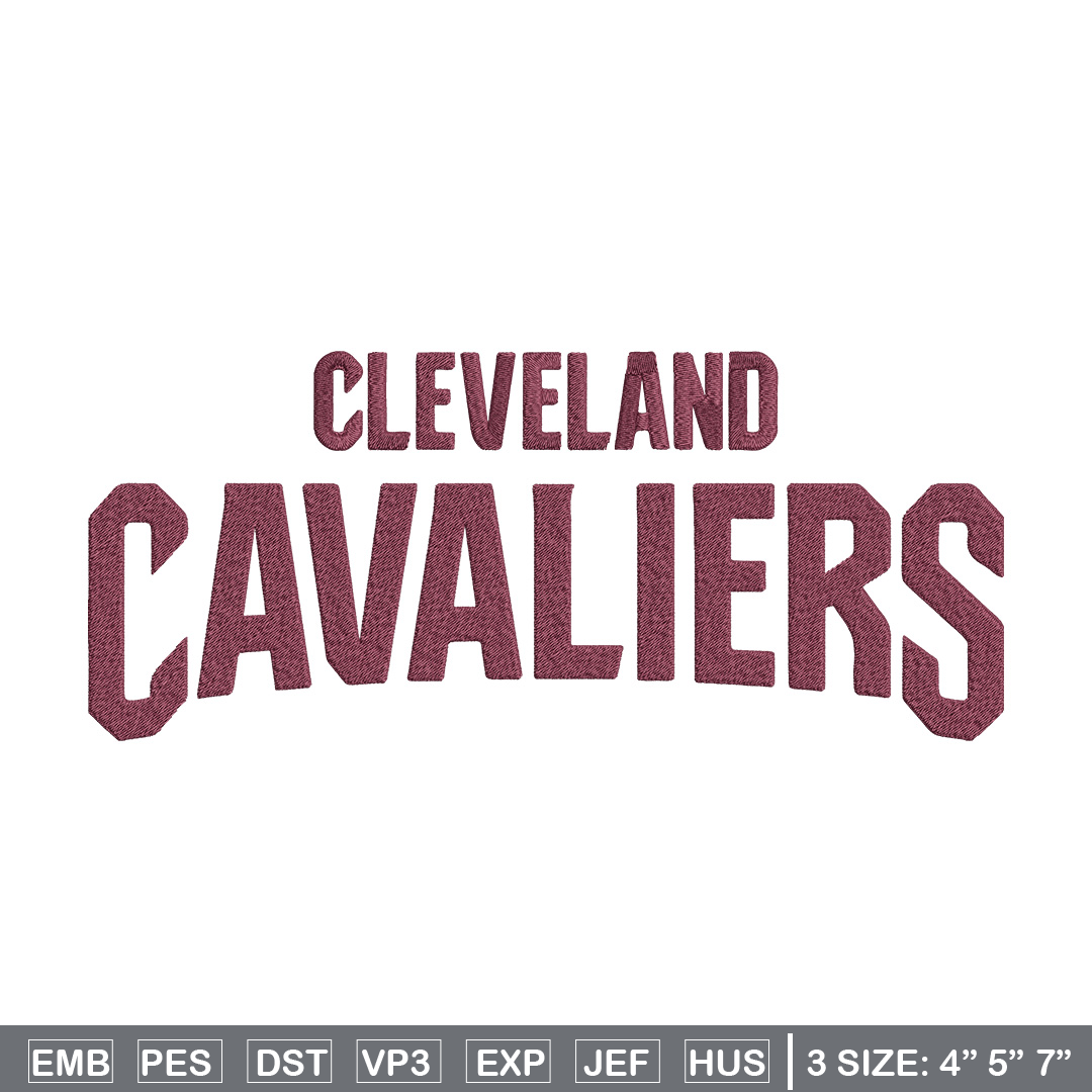 Cleveland Cavaliers Logo embroidery design, NBA embroidery, | Inspire ...