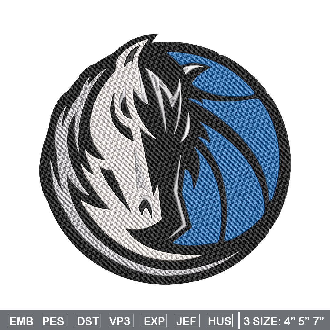 Dallas Mavericks logo embroidery design, NBA embroidery, Spo | Inspire ...