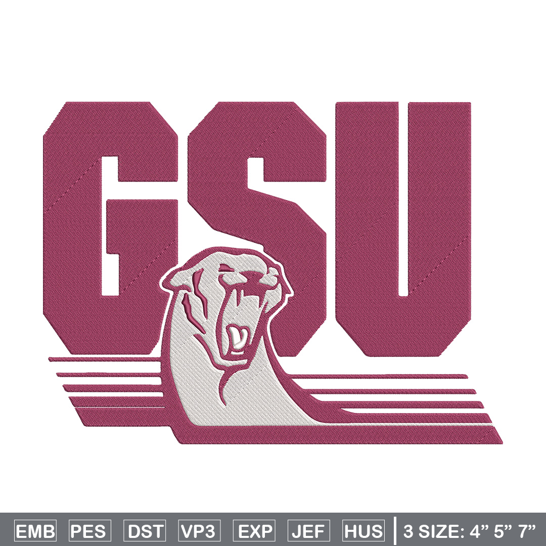 Georgia State logo embroidery design, NCAA embroidery, Sport | Inspire ...