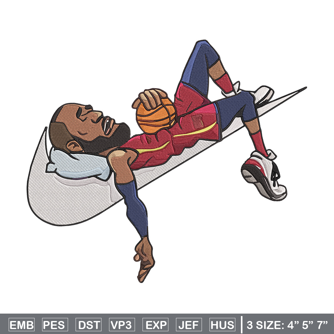 Lebron james Embroidery Design, Basketball Embroidery, Embro | Inspire ...