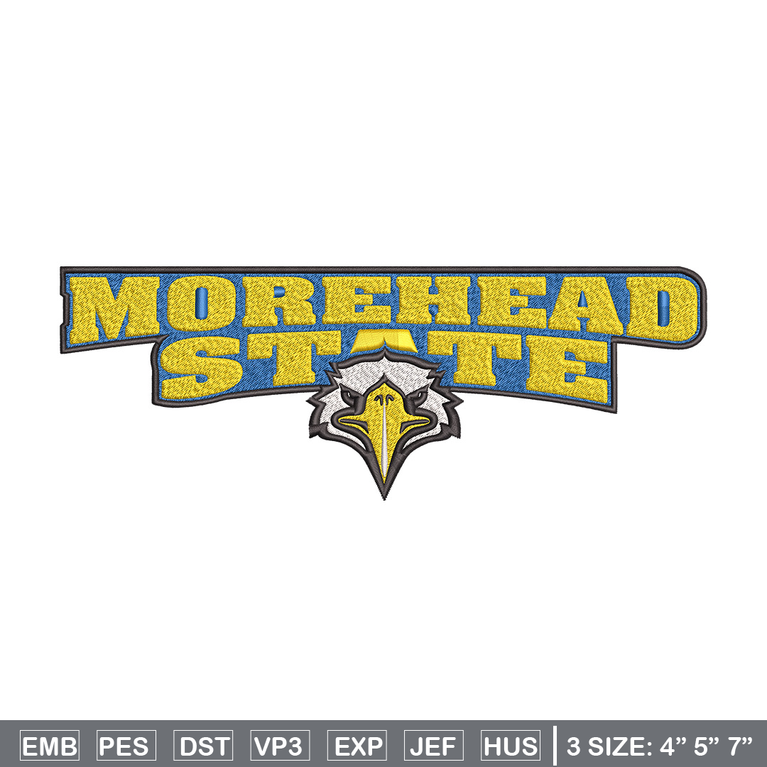 Morehead State logo embroidery design, NCAA embroidery, Embr | Inspire ...
