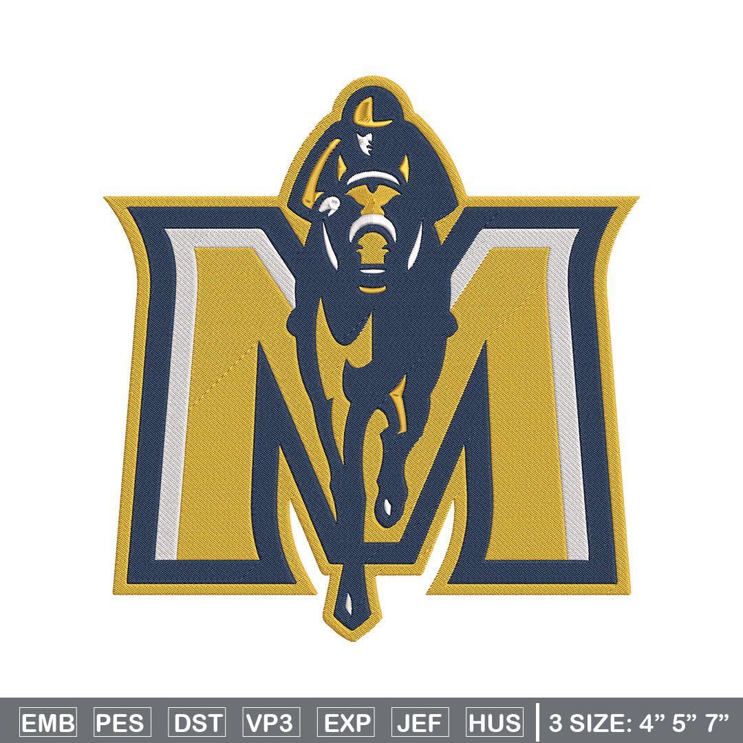 Murray State Racers logo embroidery design, NCAA embroidery, | Inspire ...