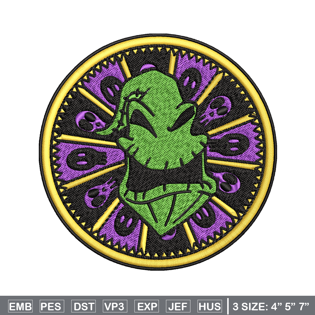 Oogie Boogie Logo Embroidery design, Oogie Boogie Logo Embro | Inspire ...