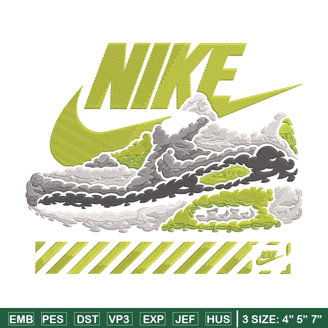 Nike shoes Embroidery Design, Logo Embroidery, Embroidery Fi | Inspire ...