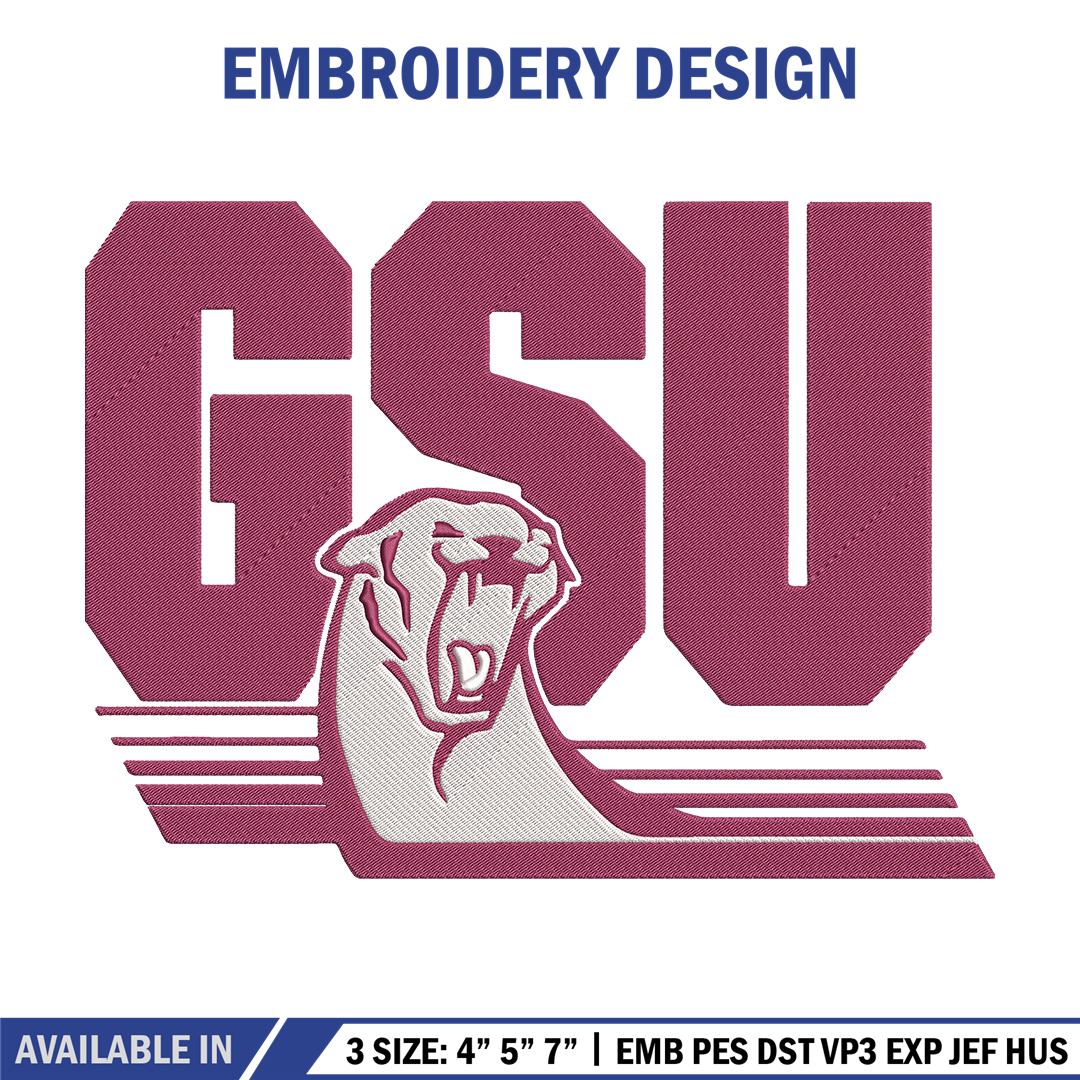 Georgia State logo embroidery design, NCAA embroidery, Sport | Inspire ...